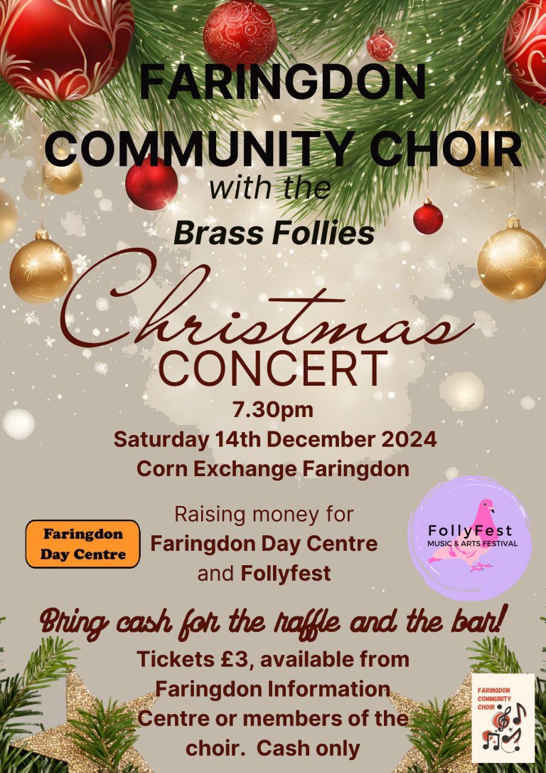 Faringdon Community Choir Christmas Concert – What's On in Faringdon
